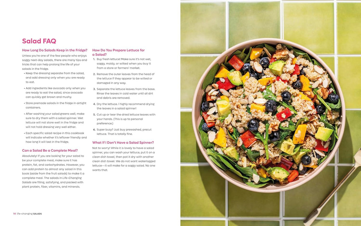 Life-Changing Salads: 100 Plant-Based Salads and Dressings Beyond Your ...