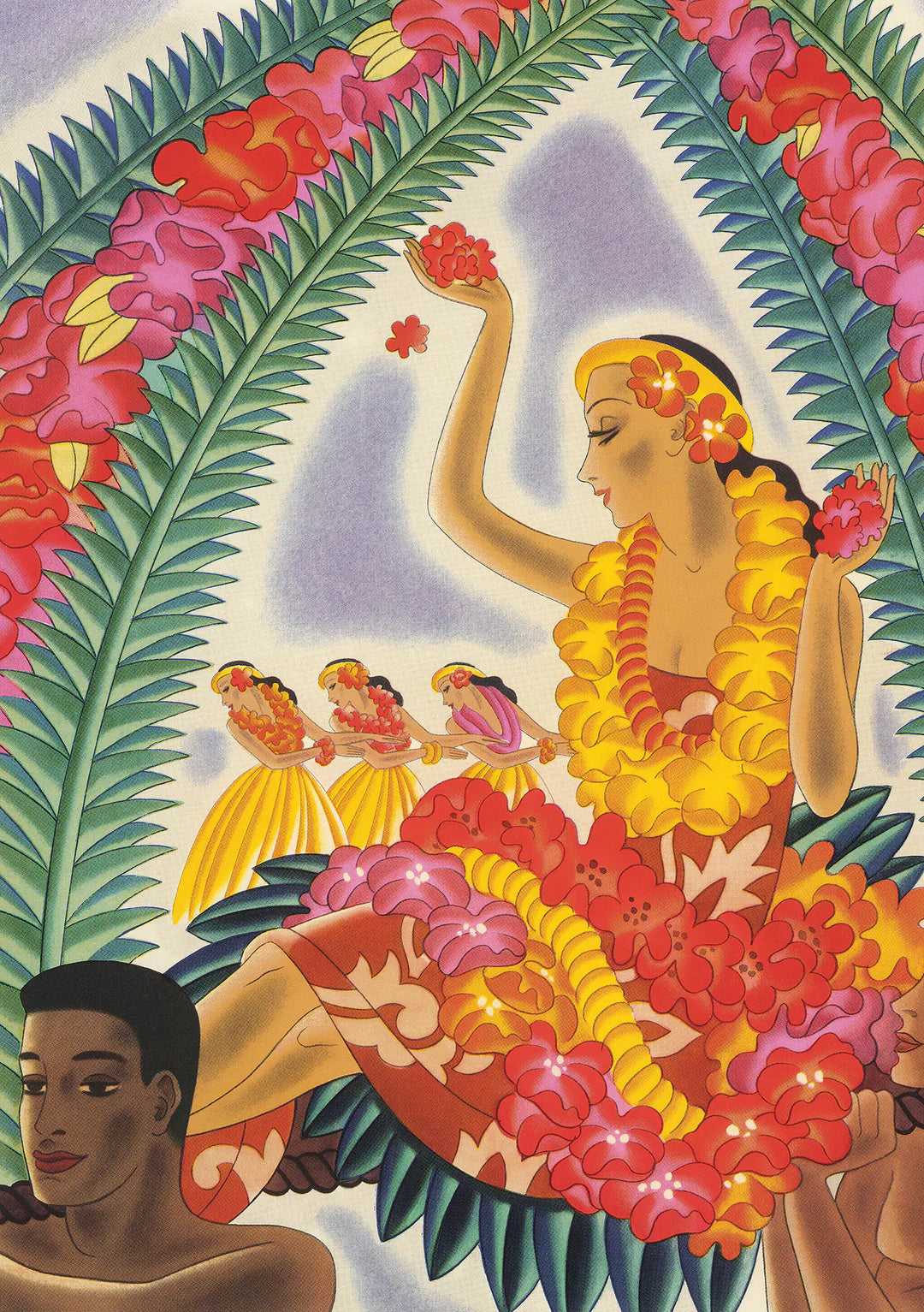 Matson Line. S.S. Mariposa. Hula and Lei Menu Cover | Omnivore Books on ...