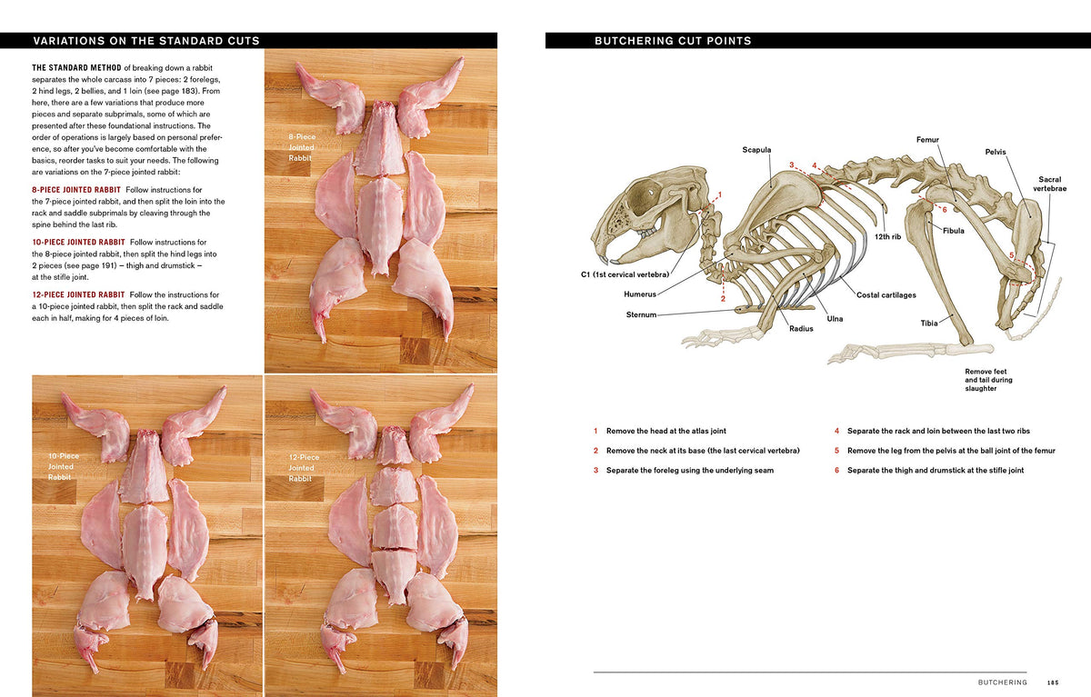 Butchering Poultry, Rabbit, Lamb, Goat, and Pork: The Comprehensive Ph ...