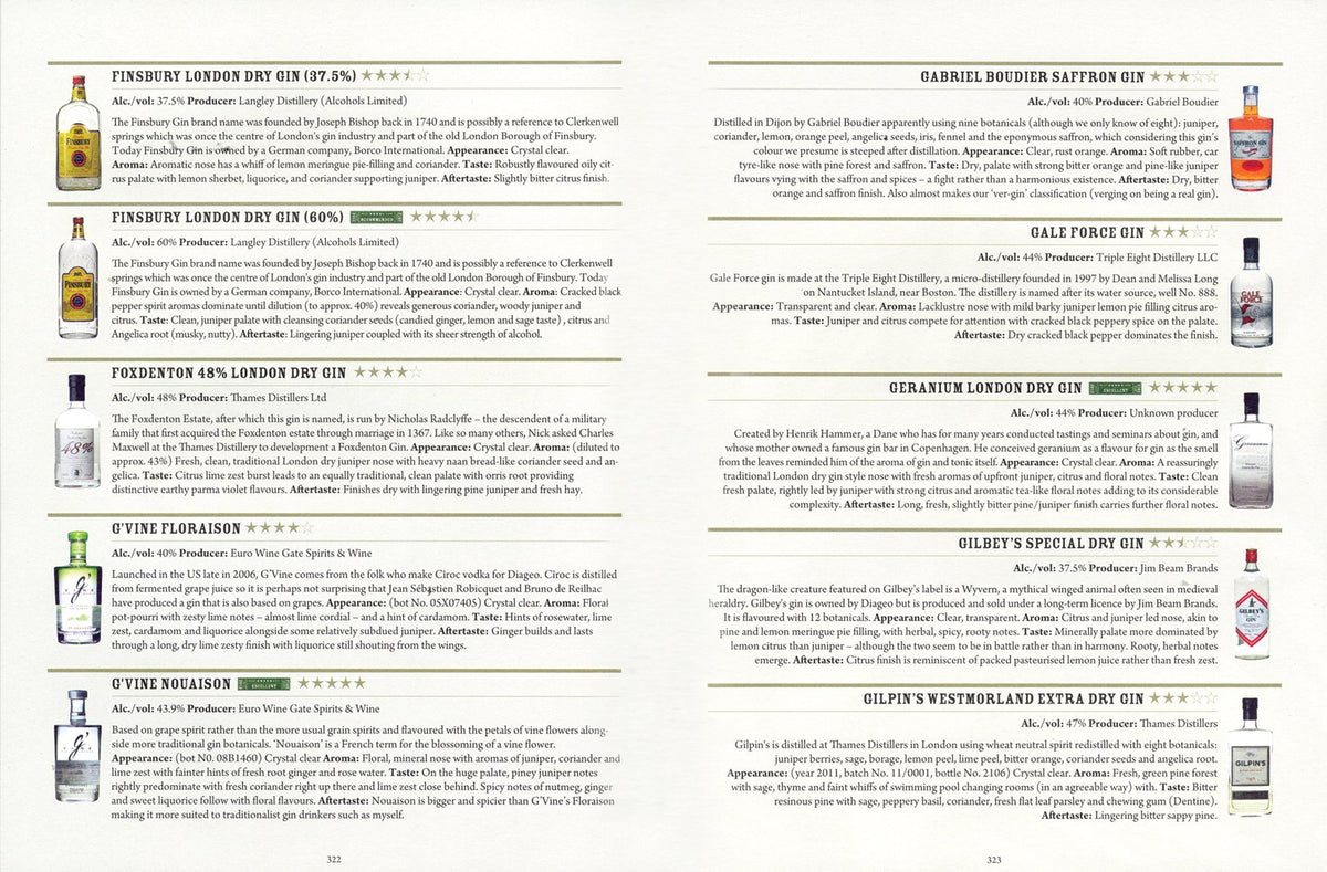 Diffordsguide Gin: The Bartender's Bible (Simon Difford) | Omnivore Books on Food